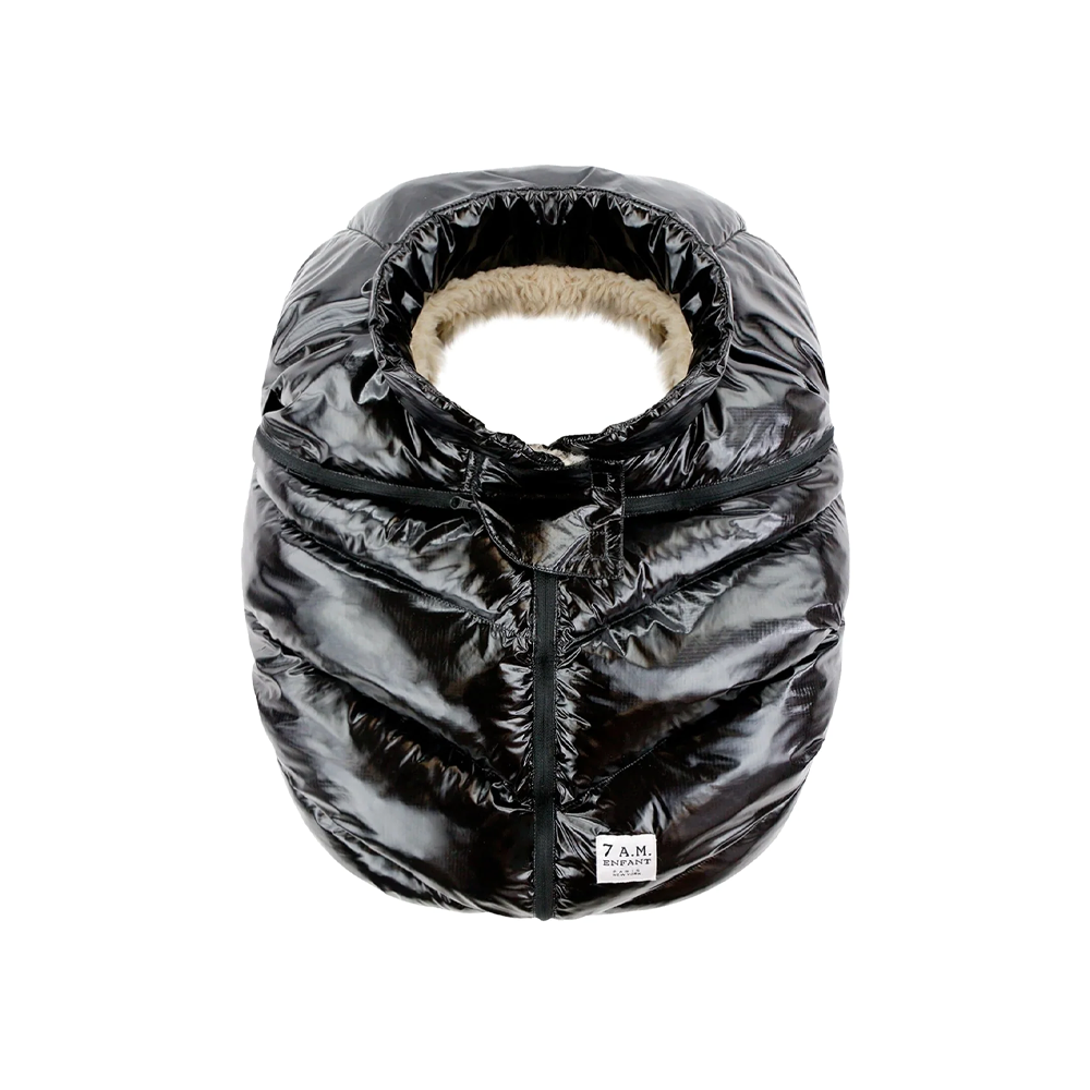 7AM Carseat Cocoon Black Polar