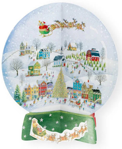 Advent Calendar - Winter Village Snow Globe