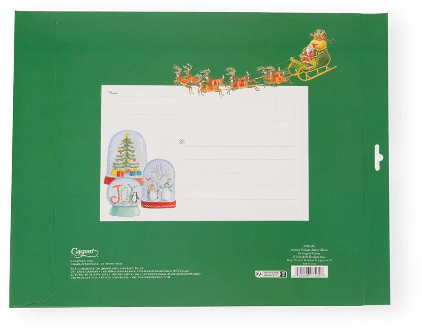 Advent Calendar - Winter Village Snow Globe