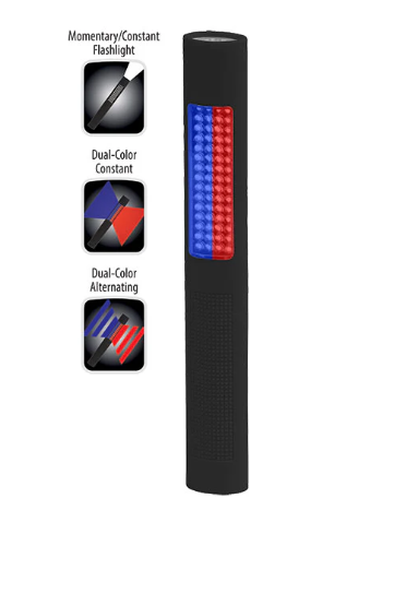 NIGHTSTICK LED SAFETY LIGHT - ALTERNATING RED-BLUE FLOODLIGHT & WHITE ...