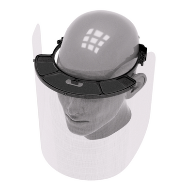 POLYPROPYLENE SPLASH GUARD FACE SHIELD