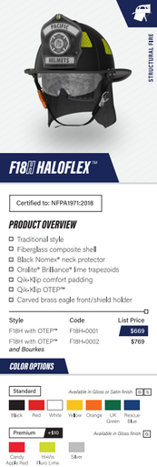 F18H |Haloflex Trad. OTEP Eagle Without Bourkes