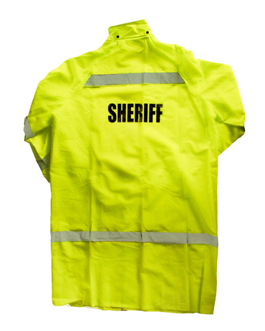 Neese Econo-Viz 1870C Non-ANSI Hi Vis Full Length Raincoat with Snap On ...