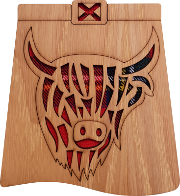 Highland Coo Kilt Coaster | LCR08 - LT Creations