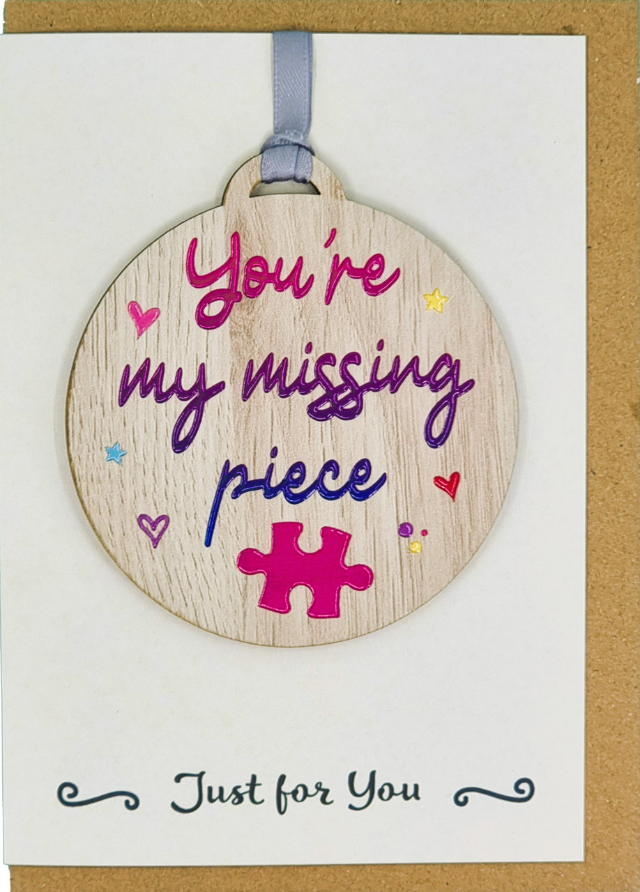 Missing Piece Card with Gift | AL10 (5 Pack) - LT Creations