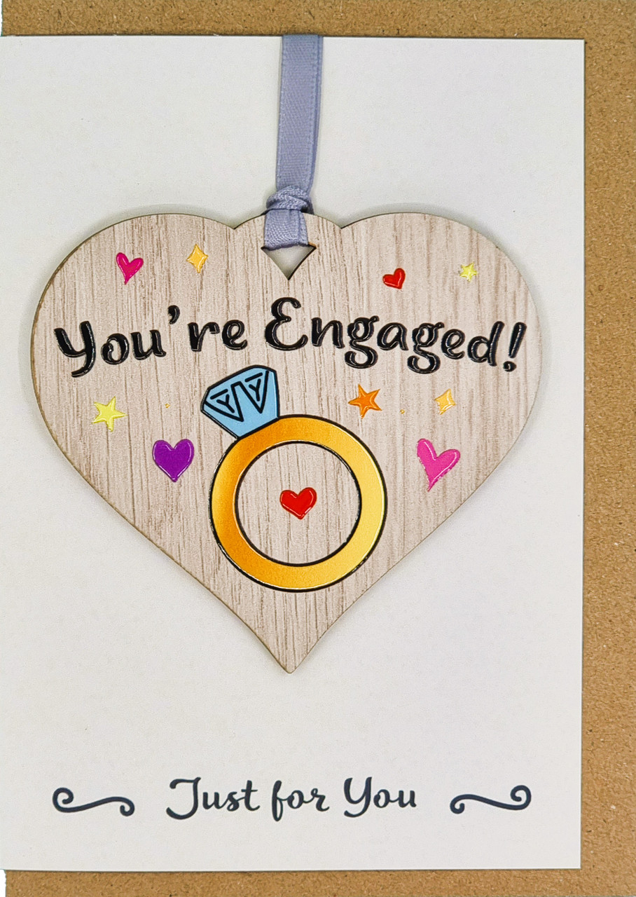 You're Engaged! Card with Gift | AW07 (5 Pack) - LT Creations