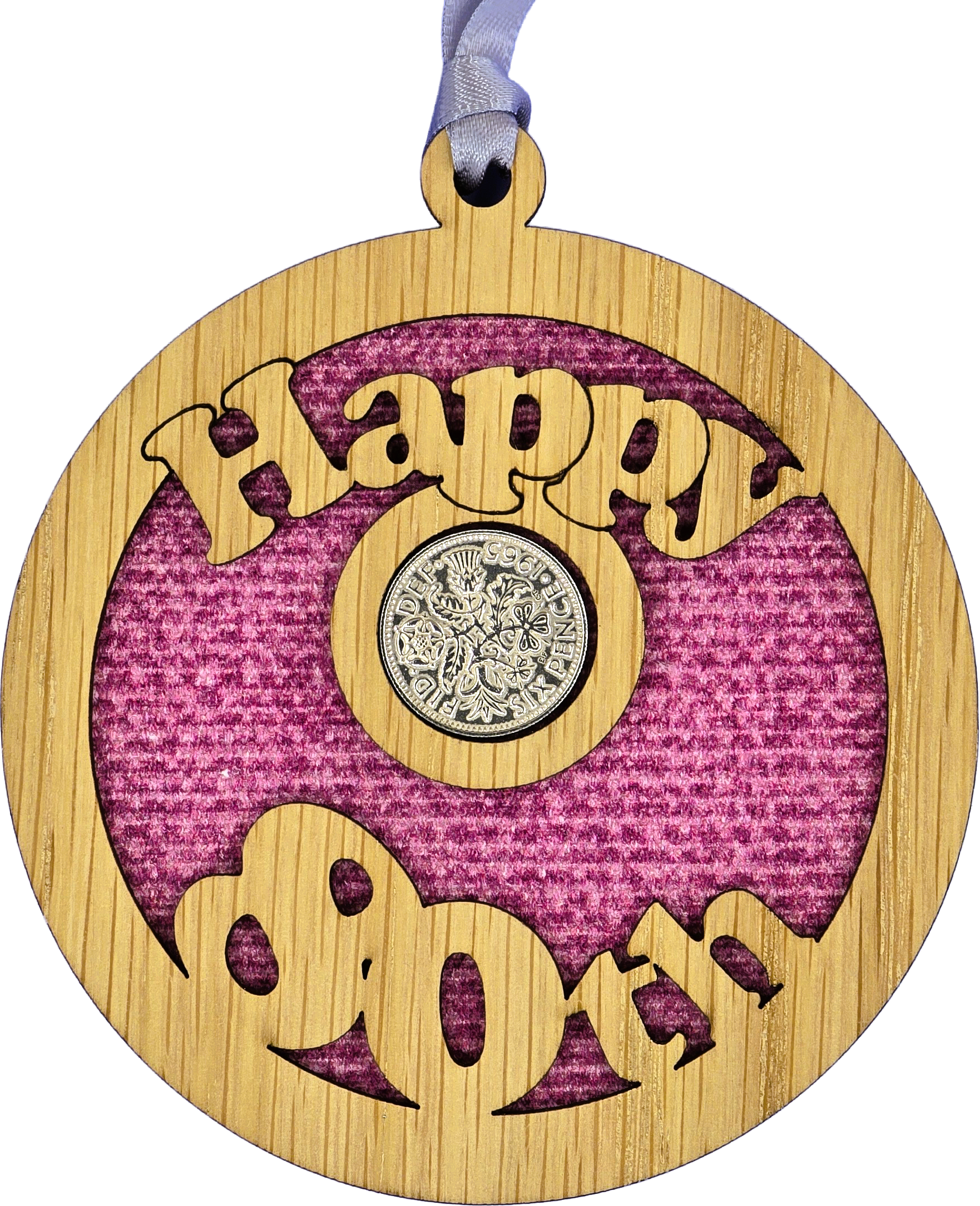 Happy 80th Lucky Sixpence | LS89M - LT Creations