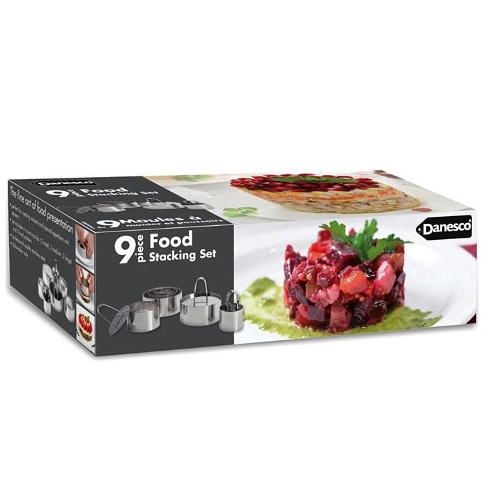 Food Stacking set - Stainless Steel - The Gourmet Warehouse