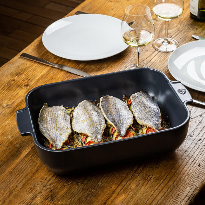 Appolia Ceramic Rectangular Baker - Red, 25cm - The Gourmet Warehouse