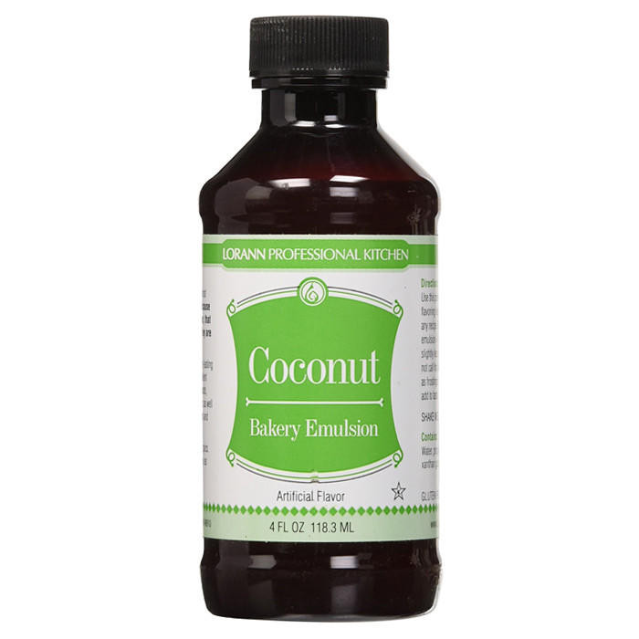 Bakery Emulsion - Coconut, 4oz - The Gourmet Warehouse