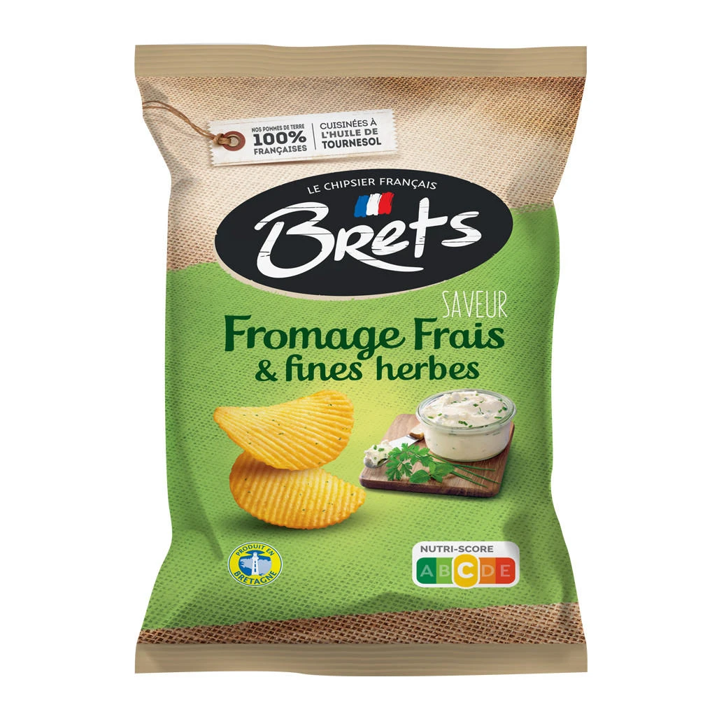 Fresh Cheese & Fine Herbs Flavoured Chips, 125g - The Gourmet Warehouse