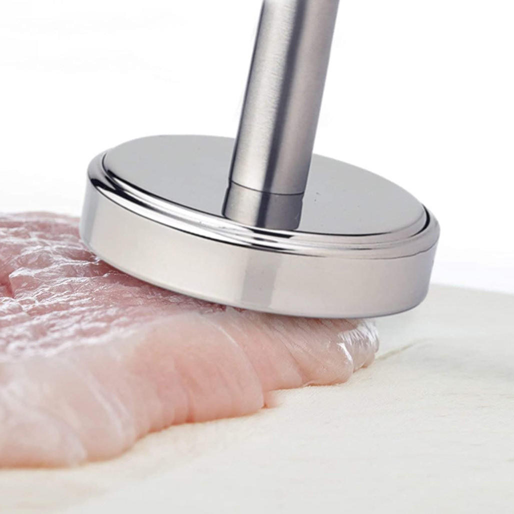 Meat Pounder - Stainless Steel - The Gourmet Warehouse