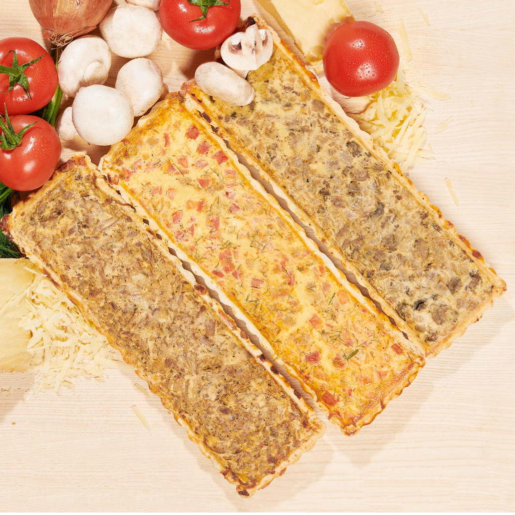 Savoury Rectangular Tart - Onion Confit & Cheese, 600g ? - The Gourmet ...