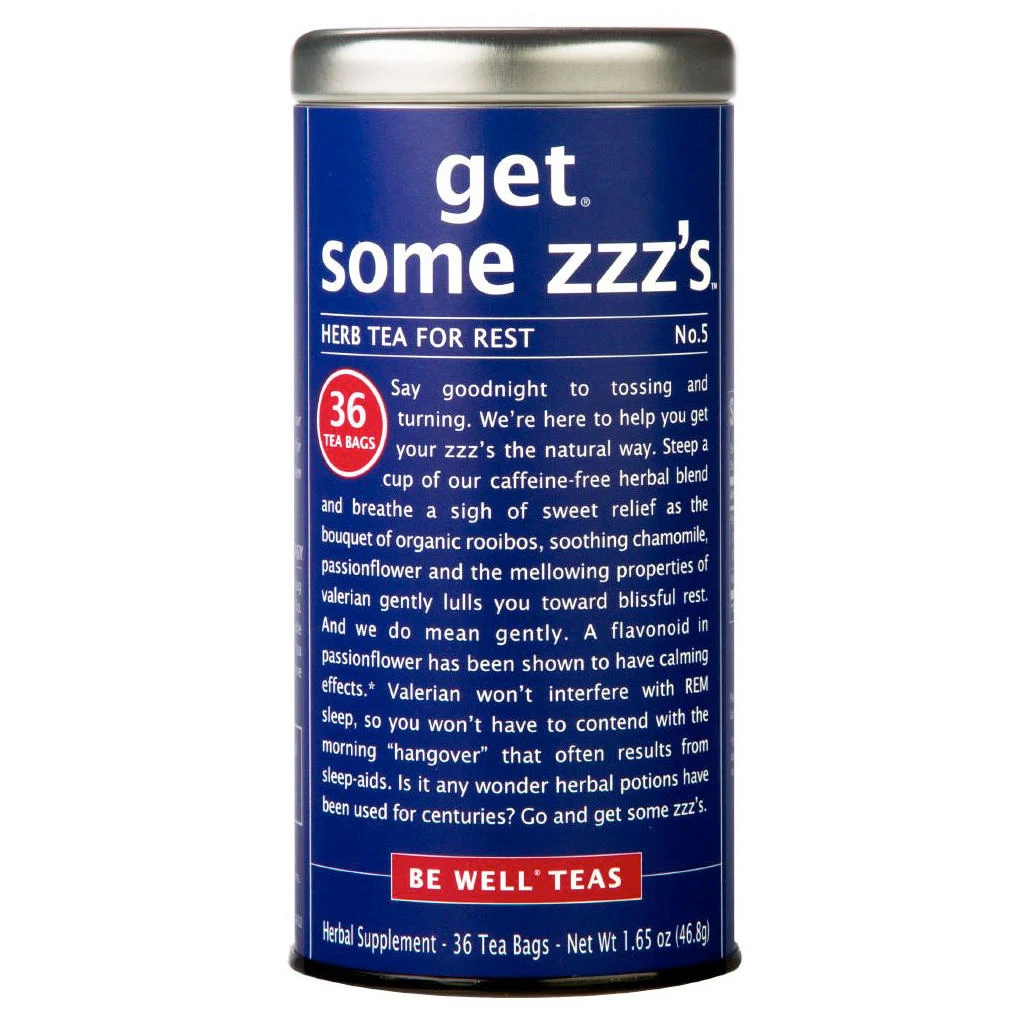 Get Some ZZZ's - Herb Tea for Rest No.5 Tin, 36 Tea Bags - The Gourmet ...
