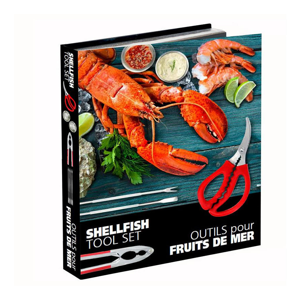 Shellfish Tool Set, 8 Piece - The Gourmet Warehouse