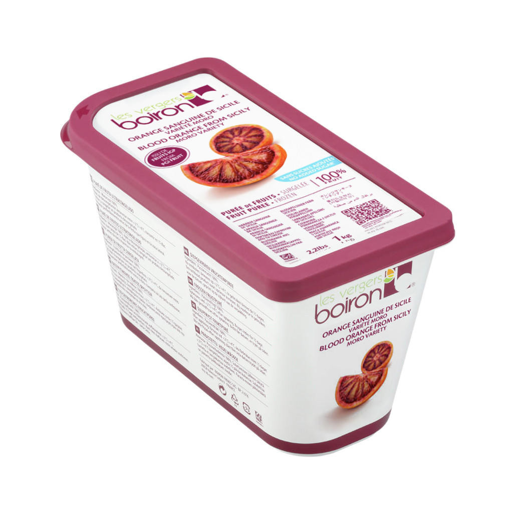 Frozen Fruit Puree - Blood Orange, 1kg - The Gourmet Warehouse