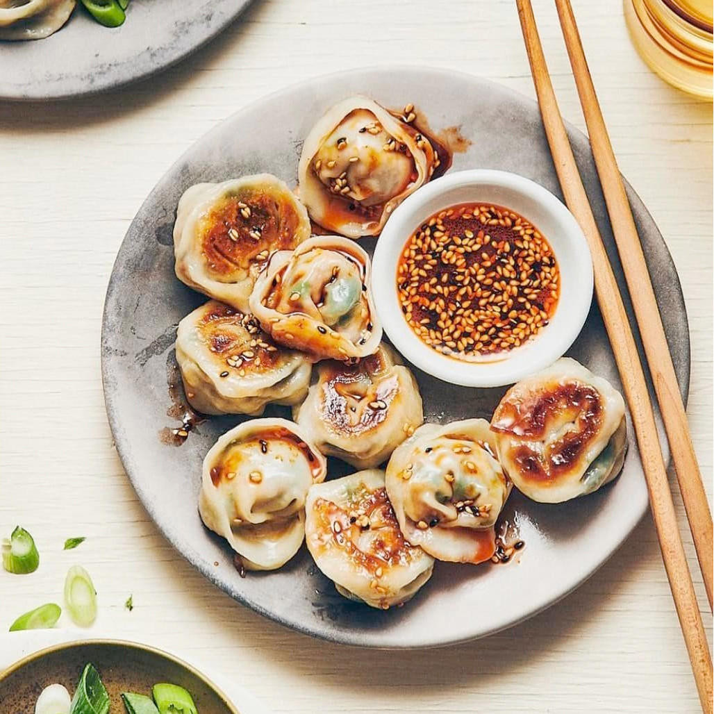 Dumplings Vegetarian - Shanghai Style, 30-Piece Bag - The Gourmet Warehouse