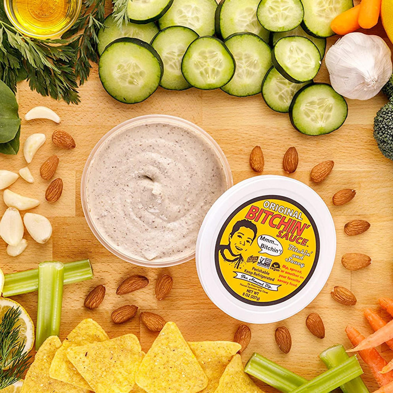 Bitchin Sauce Almond Dip Original 227g The Gourmet Warehouse