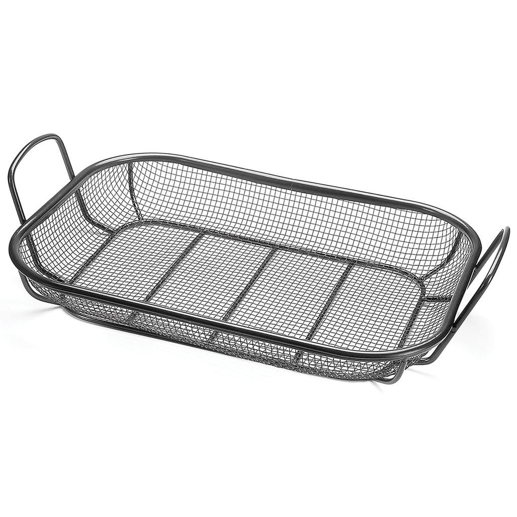 Mesh Roasting Pan - Nonstick, 16.75 x 11-in - The Gourmet Warehouse