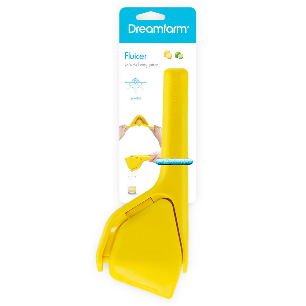 Fluicer - Fold Flat Easy Squeeze Lemon Juicer, Yellow - The Gourmet ...