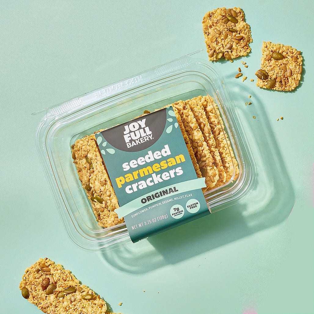 Seeded Parmesan Crackers - Original, 106g - The Gourmet Warehouse