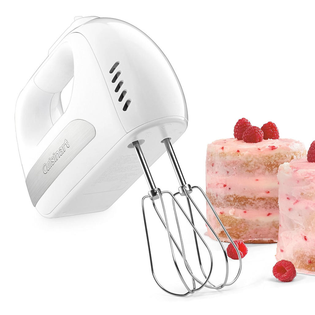 Power Advantage 6-Speed Hand Mixer, White - The Gourmet Warehouse