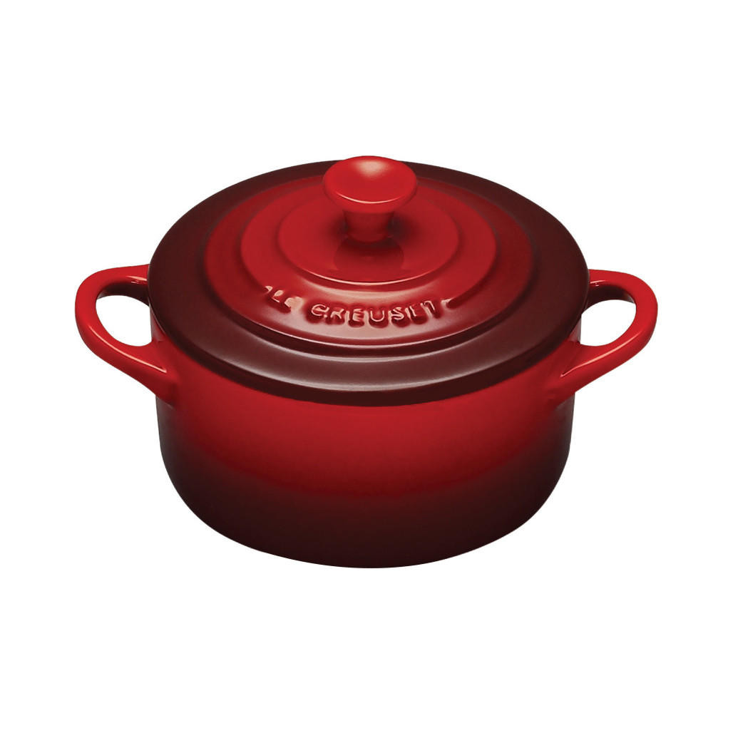 Cerise Mini Round Cocotte - Ceramic, 0.25L - The Gourmet Warehouse