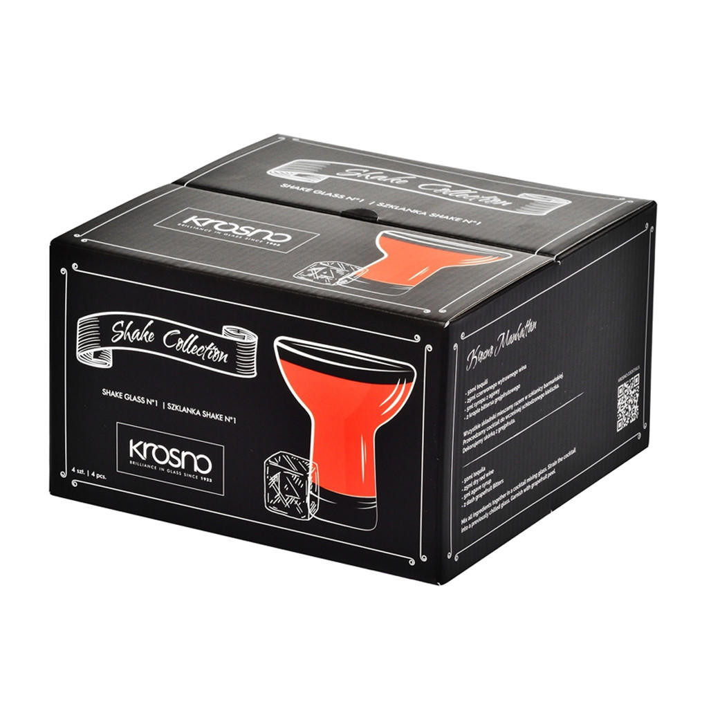 SHAKE Cocktail Glass Set, Box of 4 - The Gourmet Warehouse