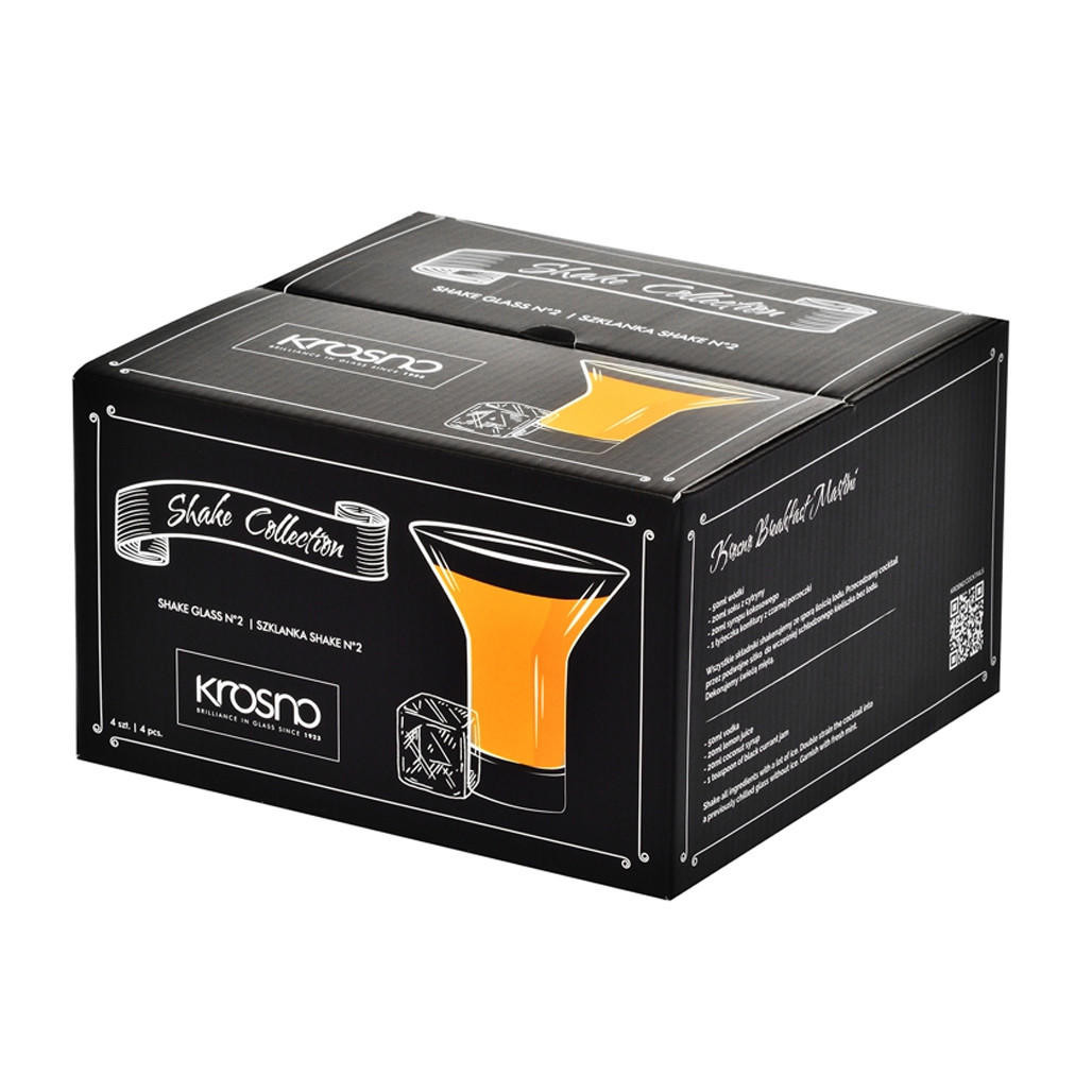 SHAKE Martini Glass Set, Box of 4 - The Gourmet Warehouse