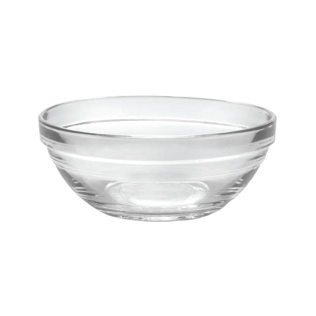 Stackable Glass Bowl - Clear, 12cm - The Gourmet Warehouse