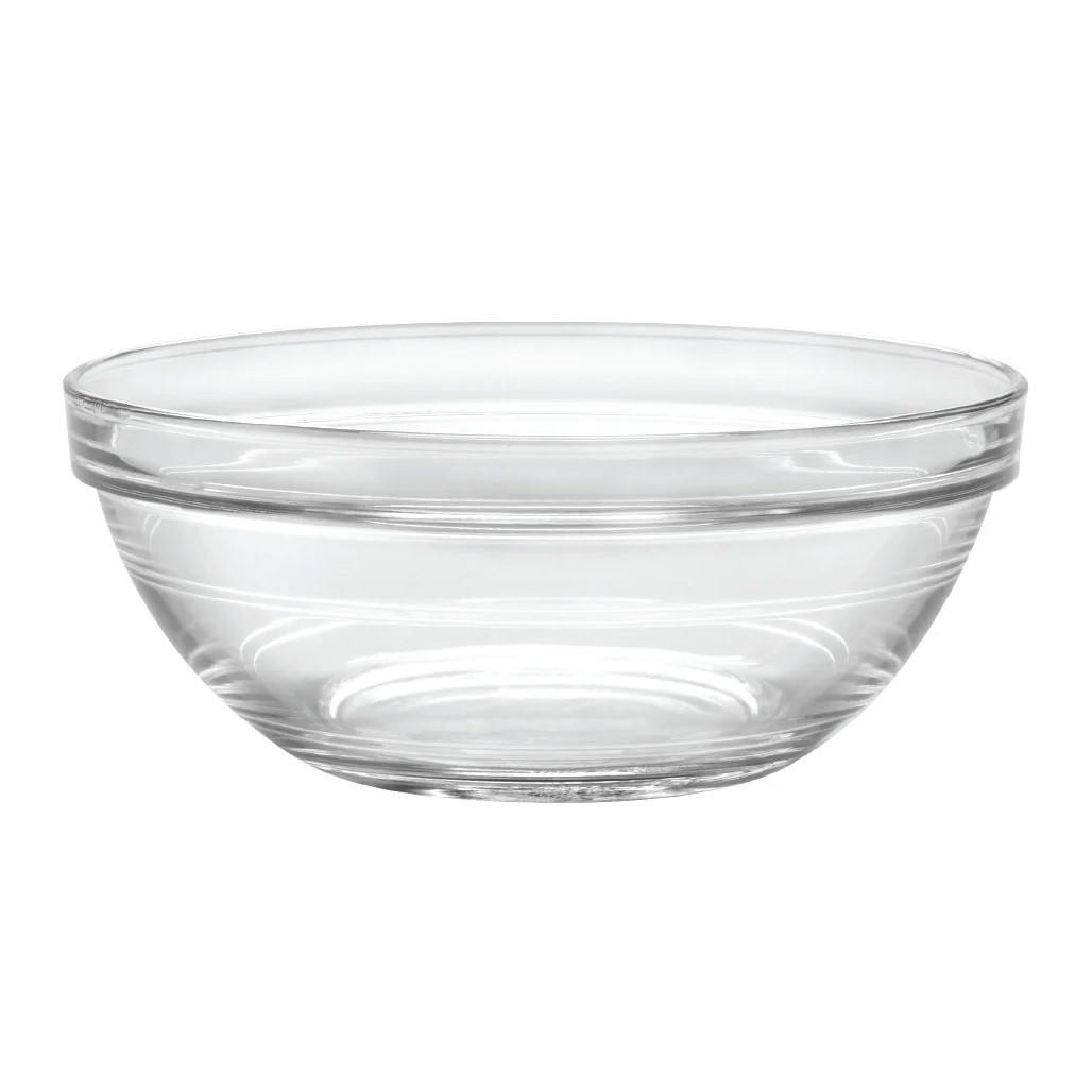 Stackable Glass Bowl - Clear, 17cm - The Gourmet Warehouse