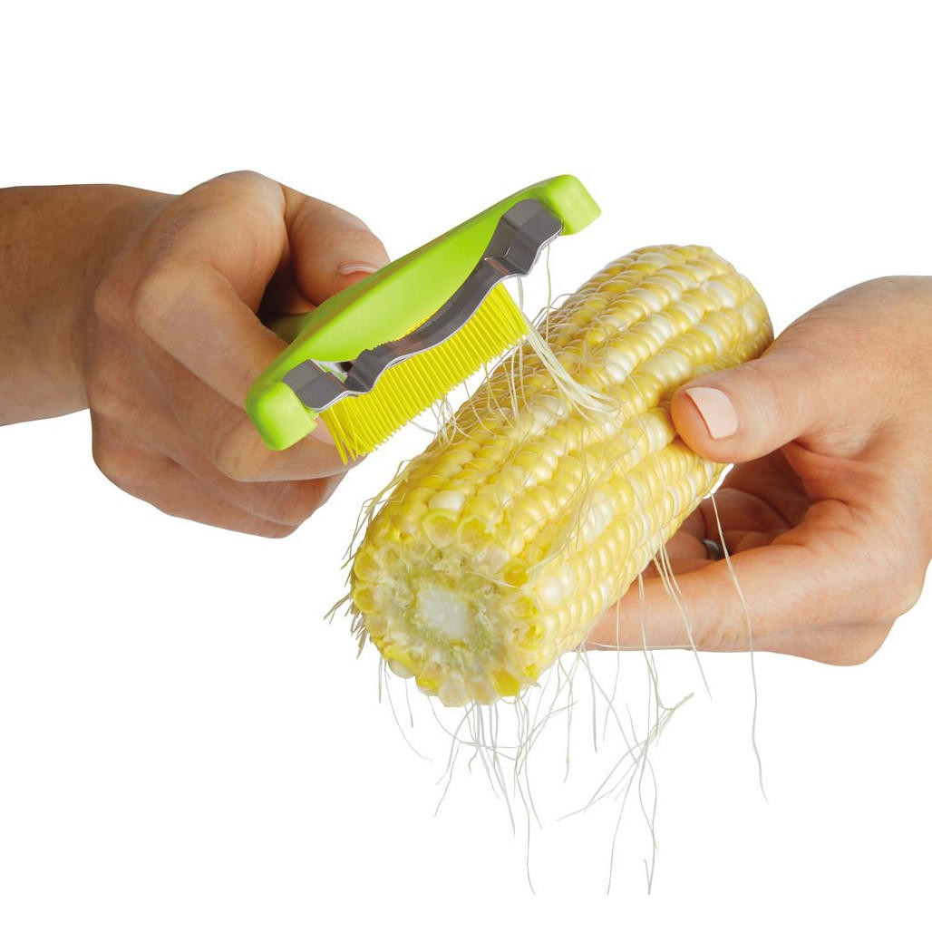 Corn Zipper With Silk Brush - The Gourmet Warehouse