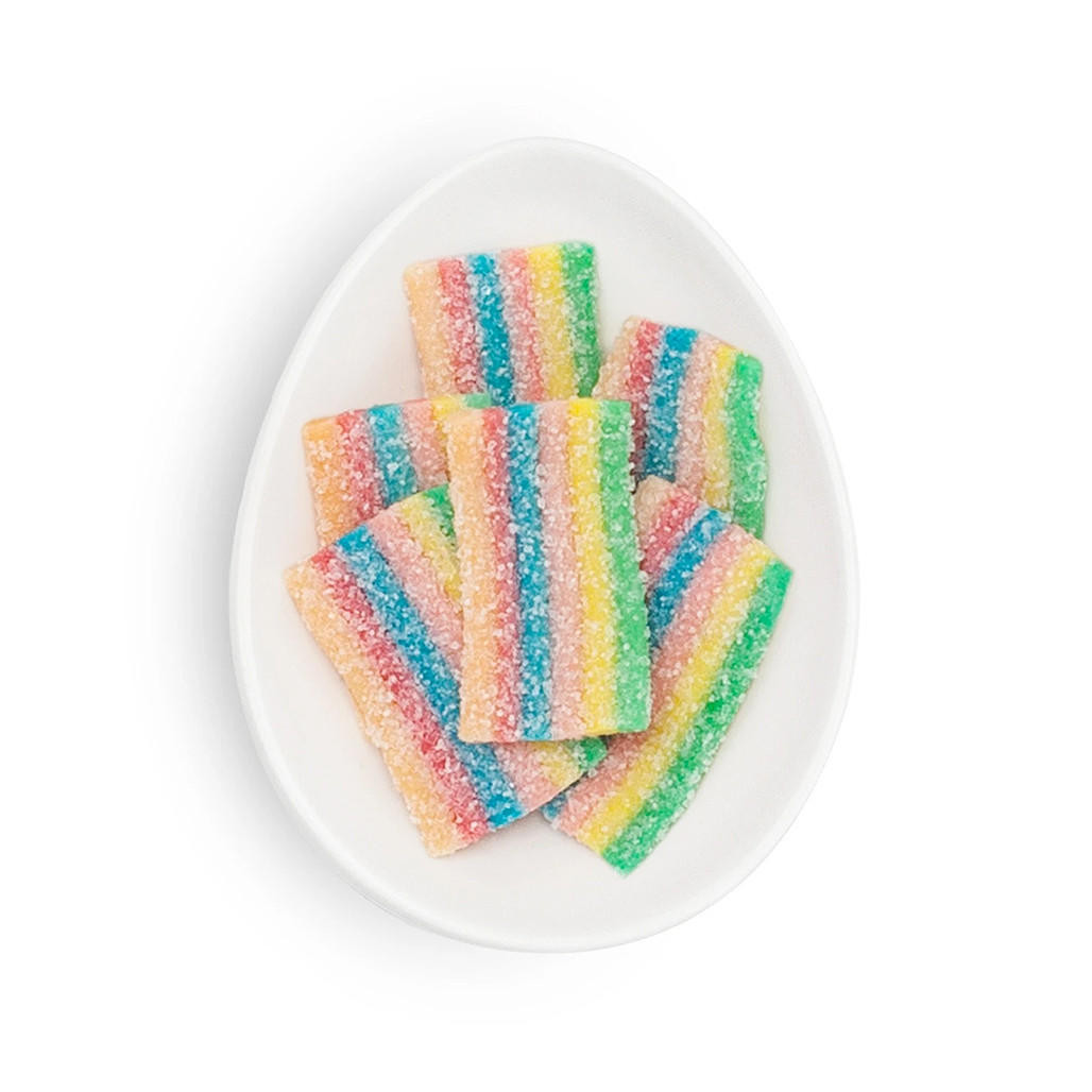 Sour Rainbows - Small Candy Cube - The Gourmet Warehouse