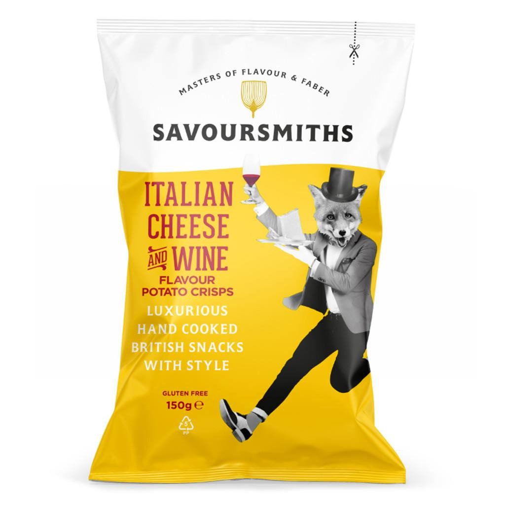 Italian Cheese & Wine Potato Chips - Hand Cooked, 150g - The Gourmet ...