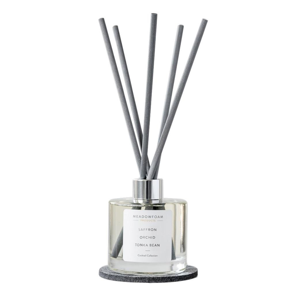 Round Reed Diffuser - Saffron Orchid Tonka Bean, 200ml - The Gourmet ...