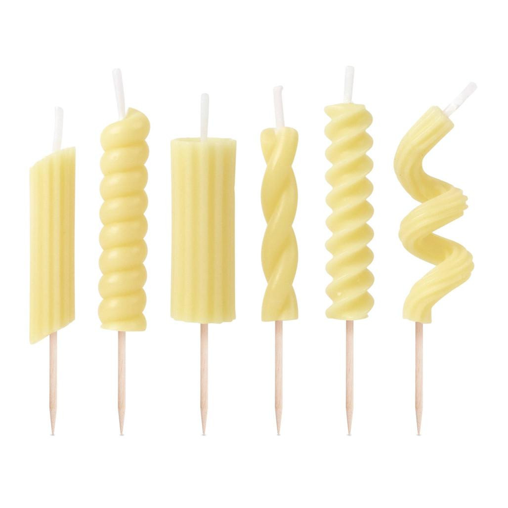 Pasta Party - Party Candles, Box of 6 - The Gourmet Warehouse