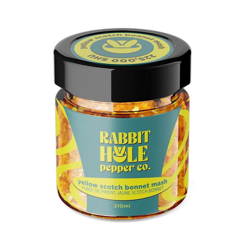 Yellow Scotch Bonnet Mash, 210ml - The Gourmet Warehouse