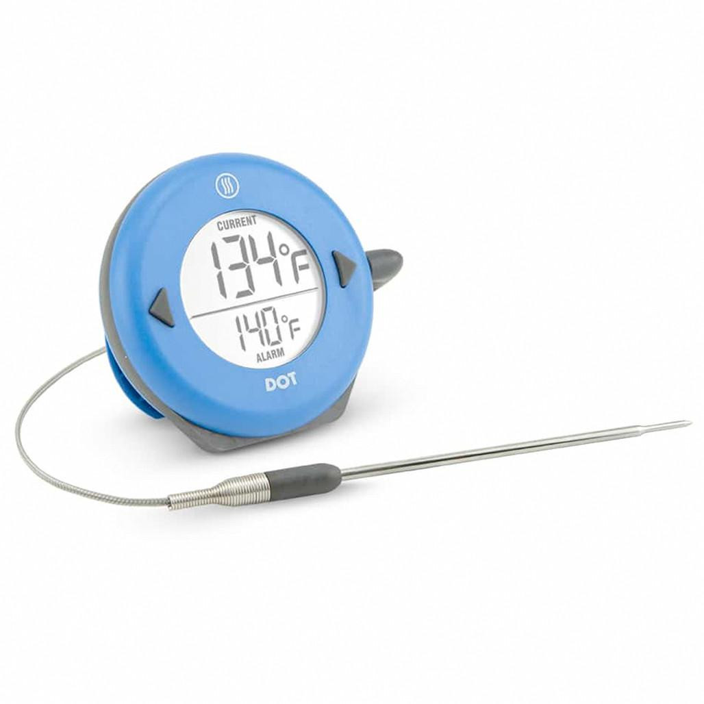 DOT Simple Alarm Probe Thermometer, Blue - The Gourmet Warehouse