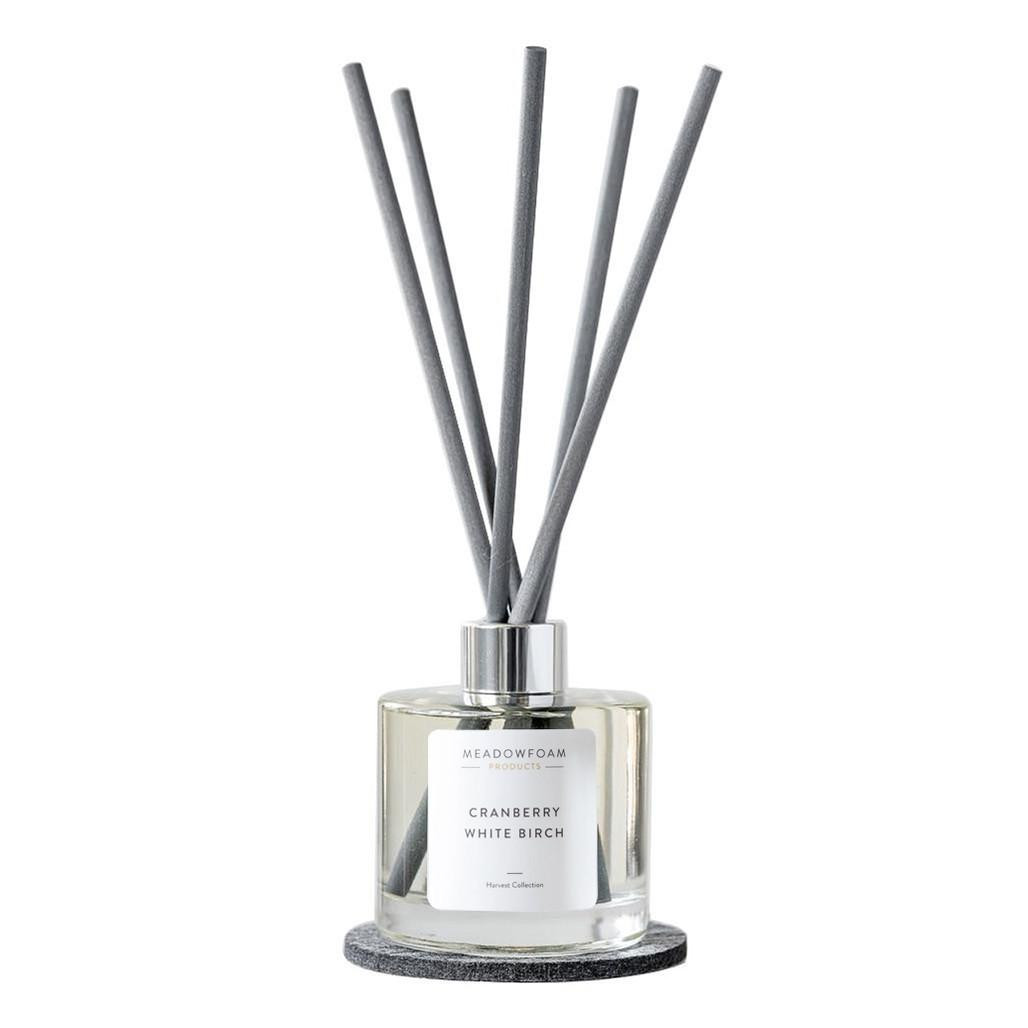 Round Reed Diffuser - Cranberry White Birch, 200ml - The Gourmet Warehouse