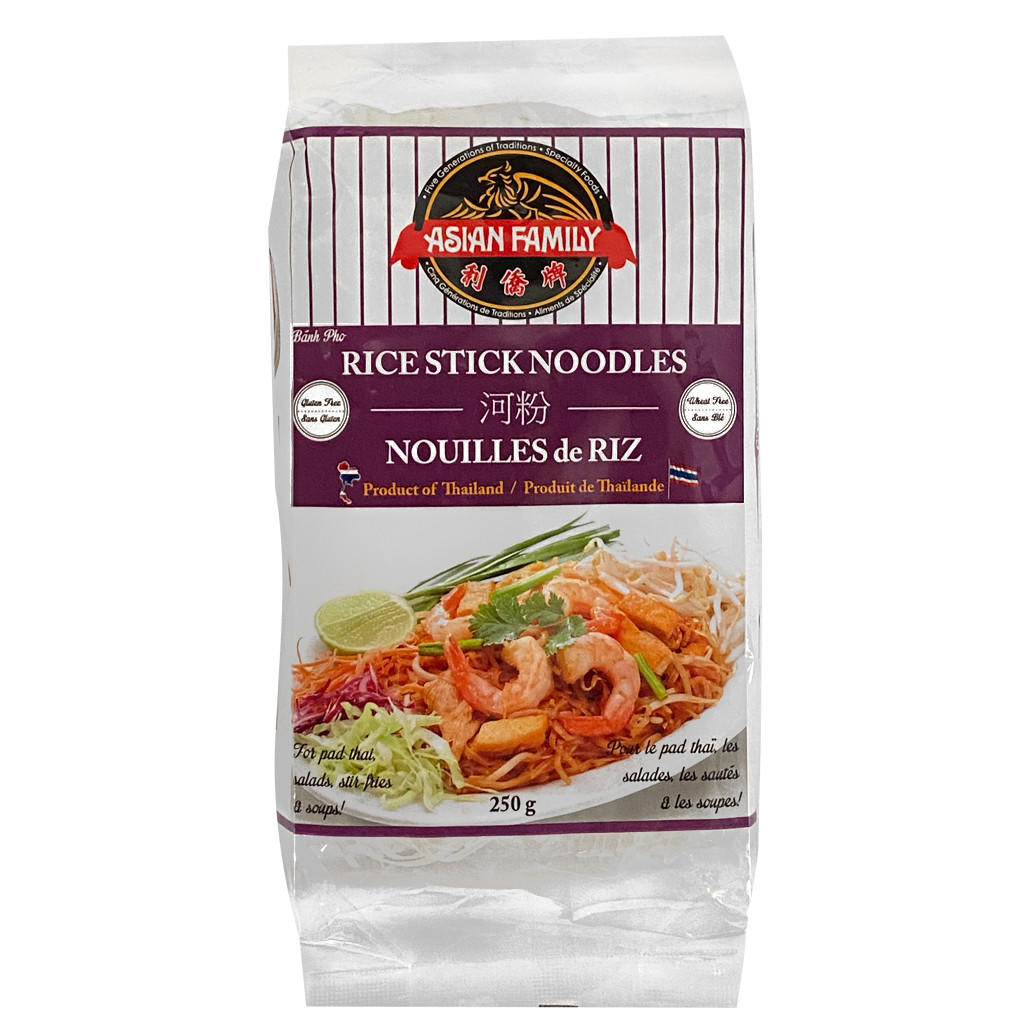 Rice Stick Noodles, 250g - The Gourmet Warehouse