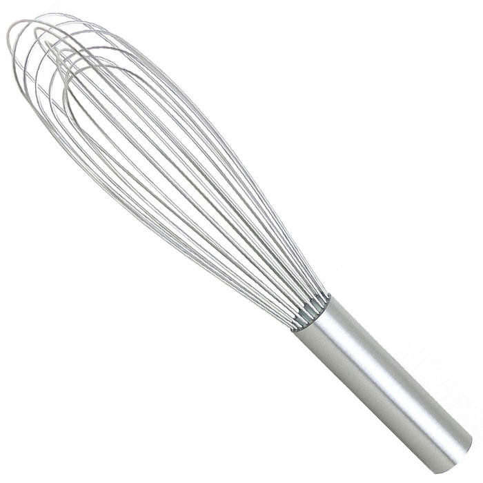 French Whisk with Metal Handle, 10-in - The Gourmet Warehouse