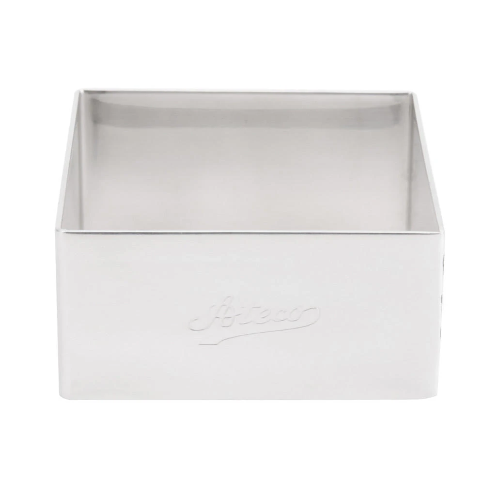 Square Mold - Stainless Steel, 2.75 x 1.25-in - The Gourmet Warehouse