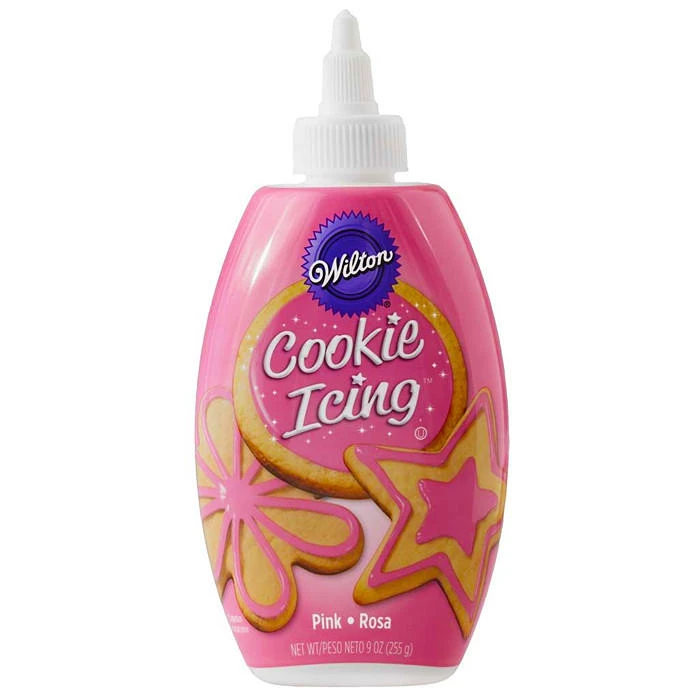 Cookie Icing - Pink, 255g - The Gourmet Warehouse