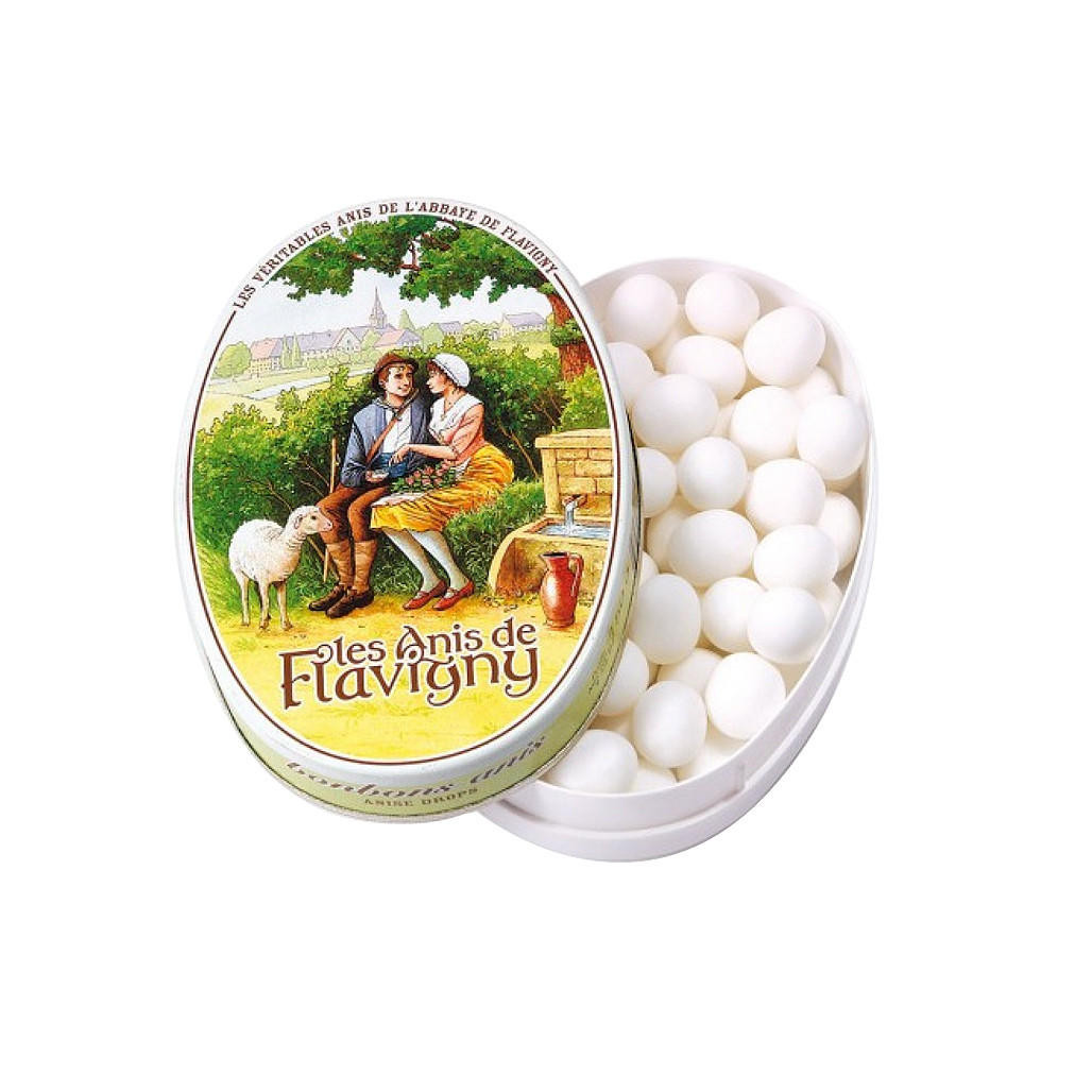 Anise Drops Oval Tin - Original Anise, 50g - The Gourmet Warehouse
