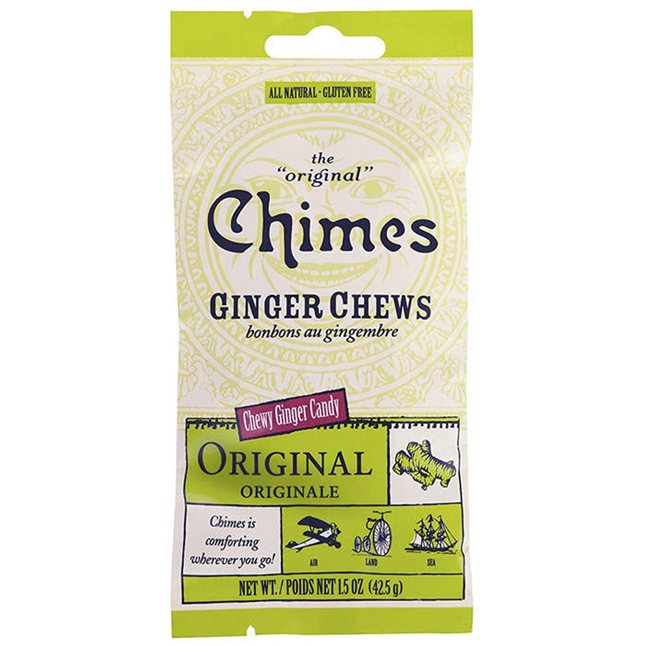 Ginger Chews - Original,1.5oz - The Gourmet Warehouse