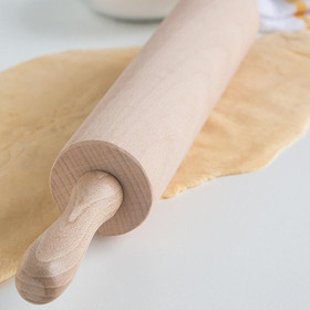 Pasta Rolling Pin - Rubberwood, 20-in - The Gourmet Warehouse
