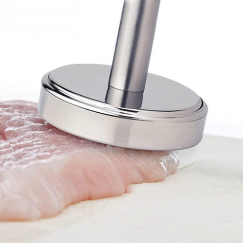 Meat Pounder - Stainless Steel - The Gourmet Warehouse