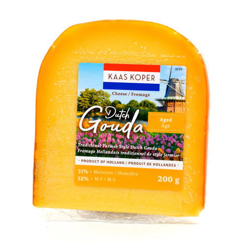 Dutch Gouda - Aged, 200g - The Gourmet Warehouse