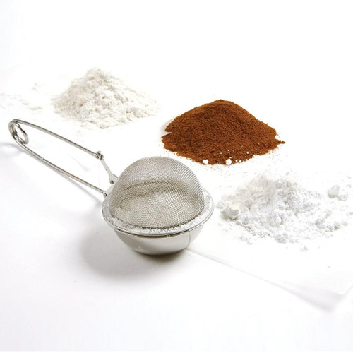 Sugar & Flour Duster - Stainless Steel, 7-in - The Gourmet Warehouse