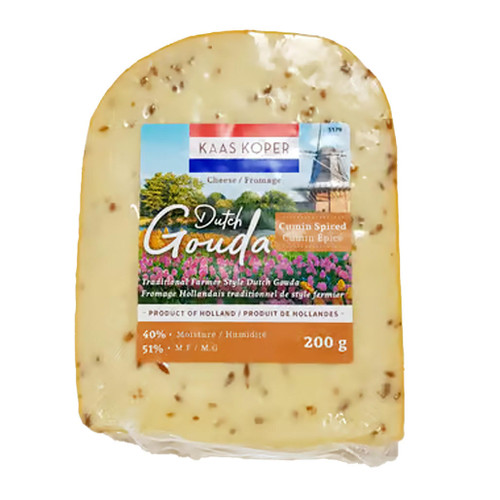 Dutch Gouda - Spiced Cumin, 200g - The Gourmet Warehouse